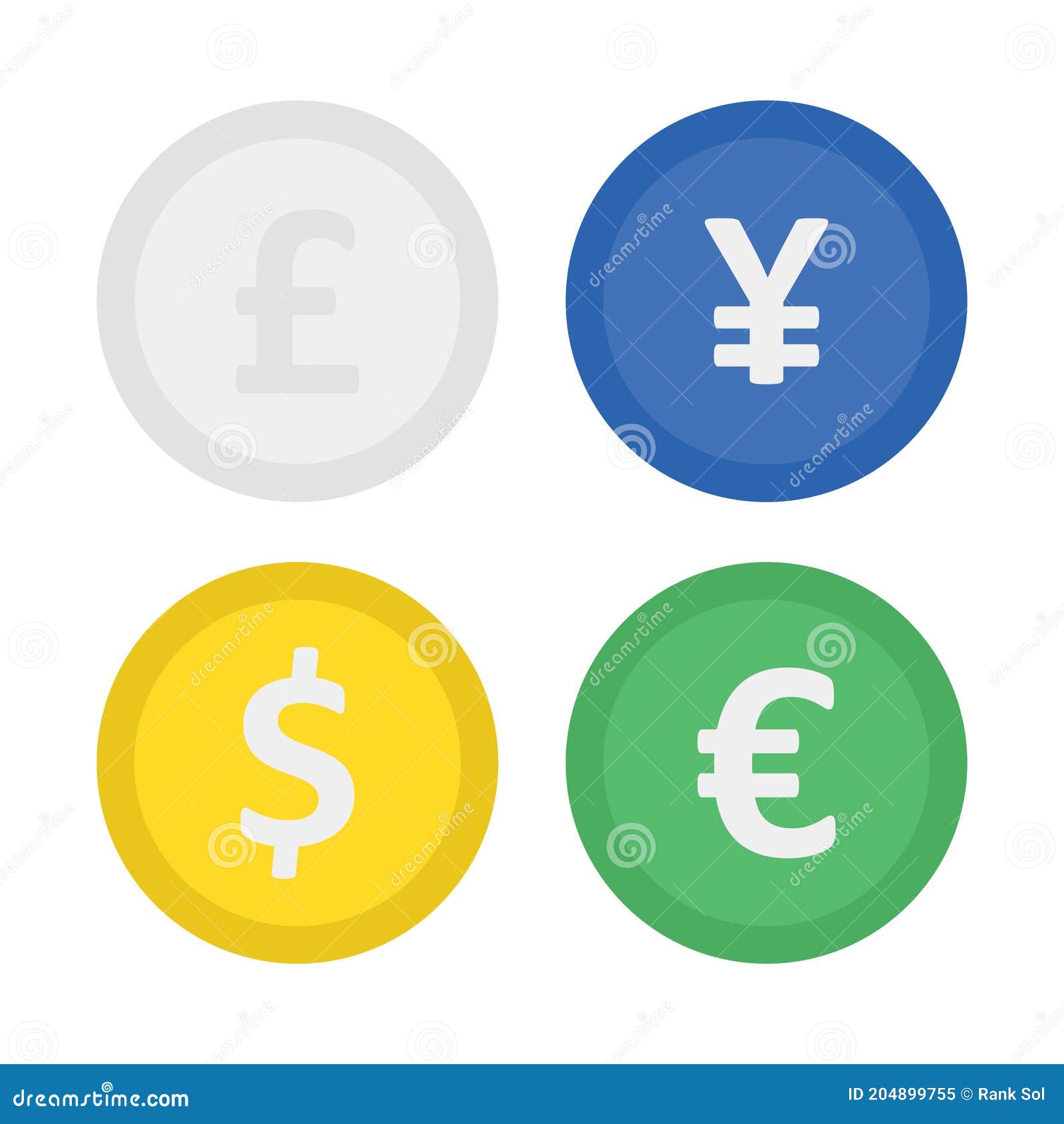 Currency Exchange, Currency Notes Vector Icon Which Can Easily Modify ...