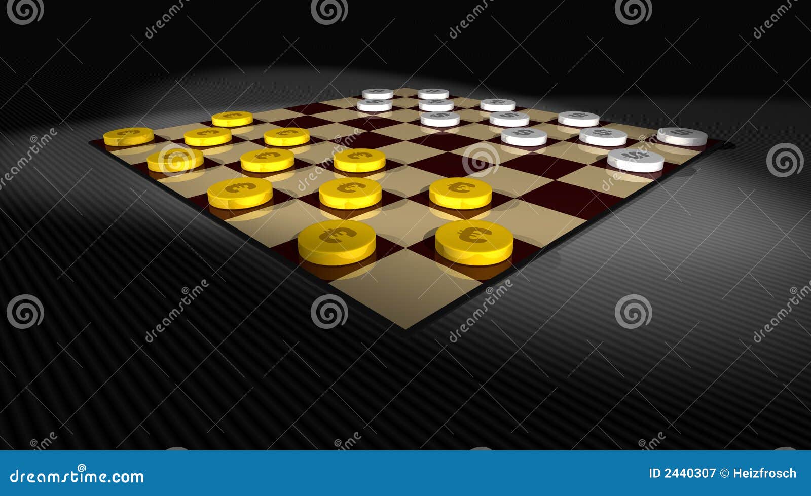 Draughts Game Board Royalty-Free Stock Photo | CartoonDealer.com #149076033