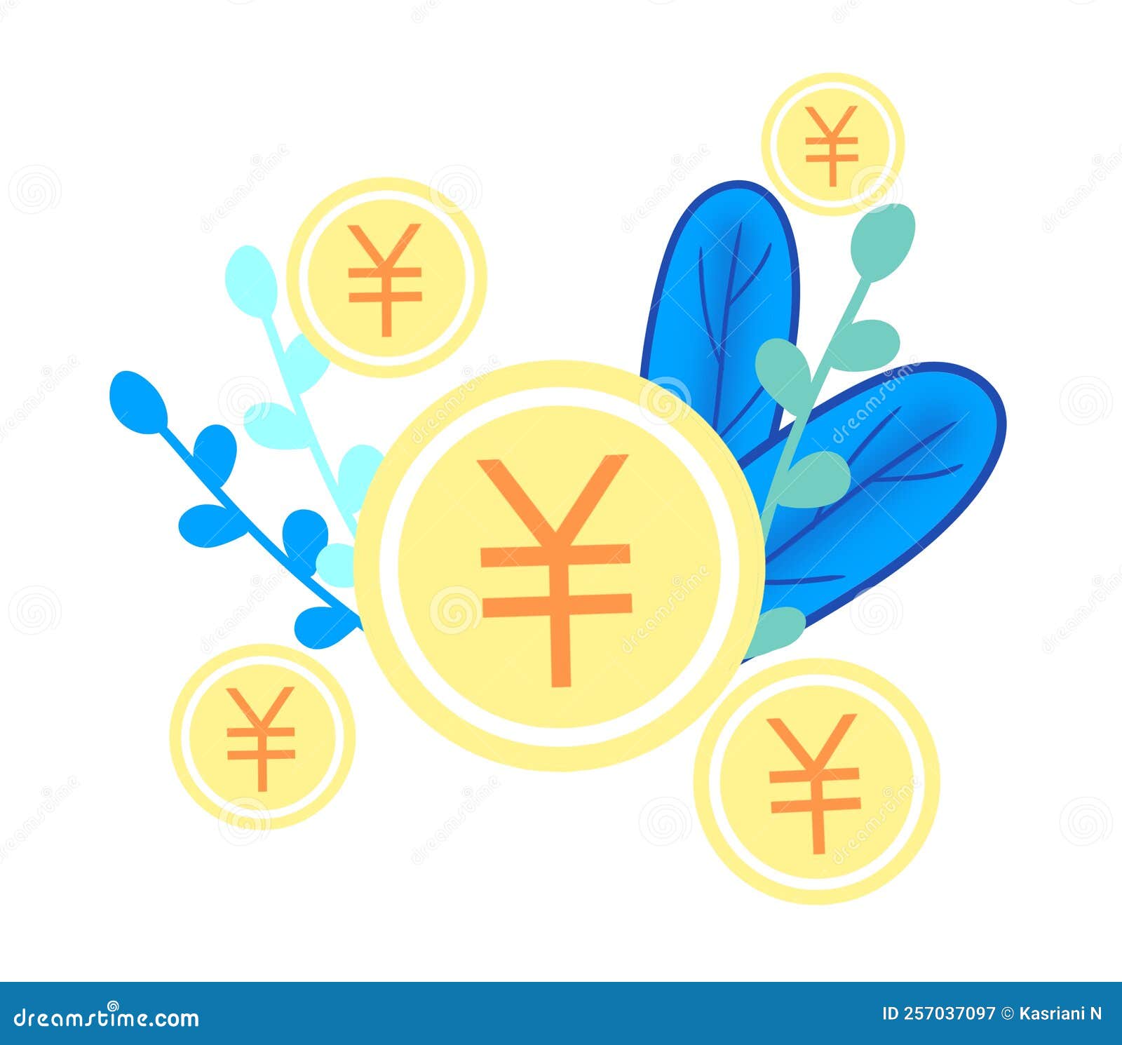 The Currency Illustration of Yen from Japan Stock Illustration ...