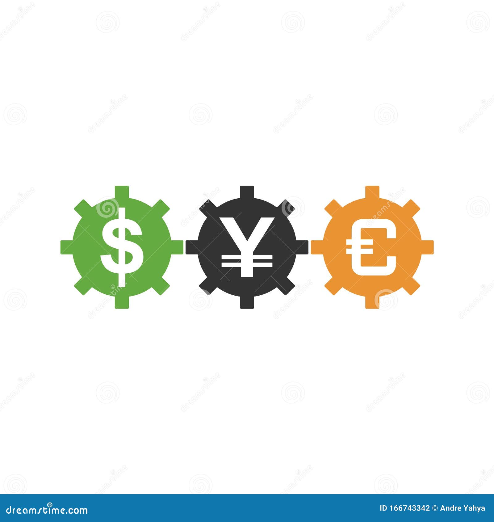 Currency Logo Template Design Vector Stock Illustration - Illustration ...