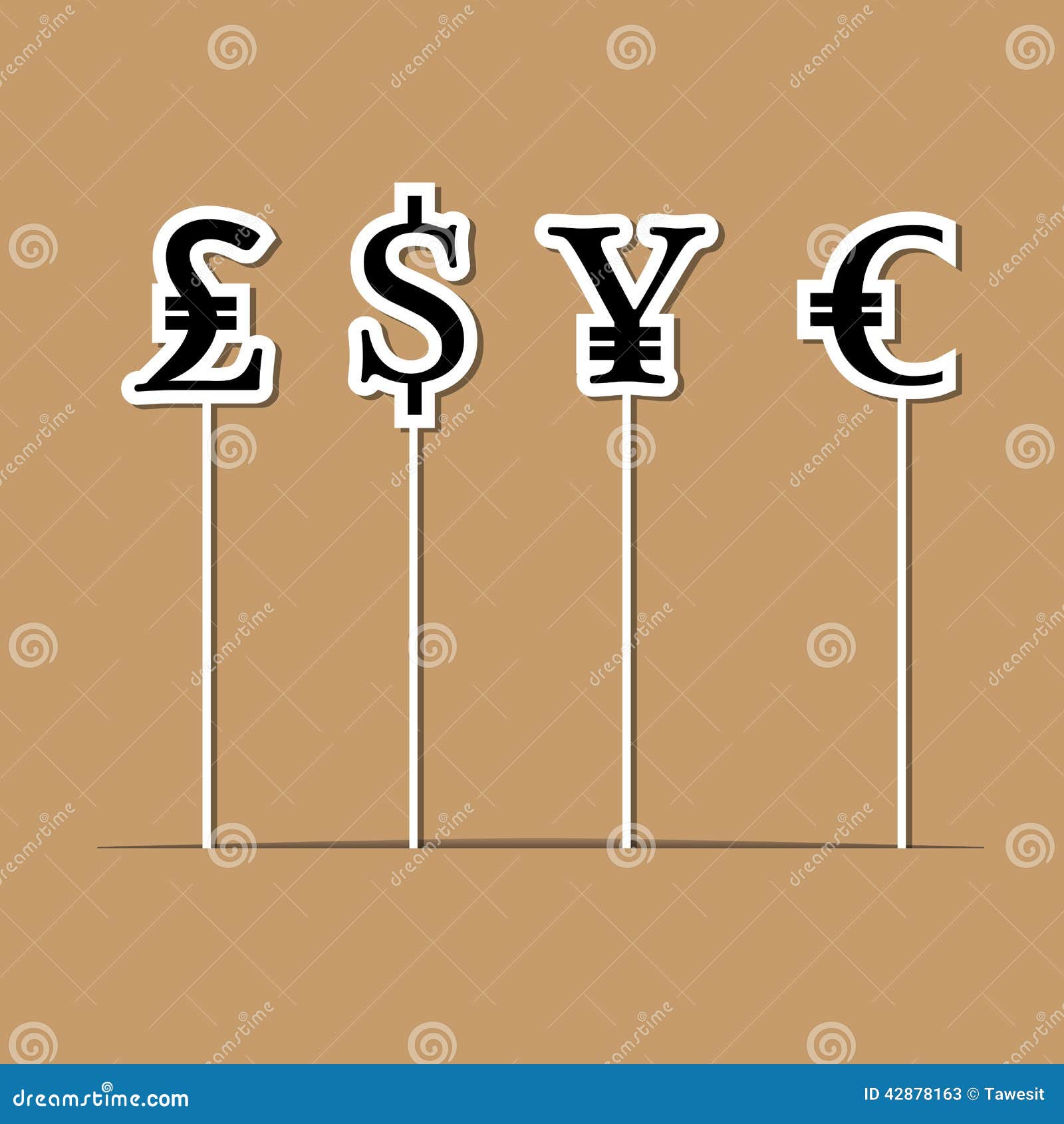 Currency Money Exchange Lollipop Stock Vector - Illustration of sticker ...