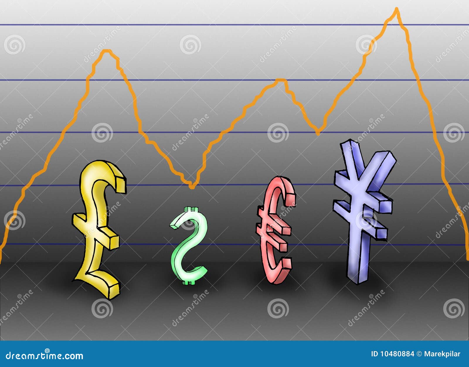 Currency ranking stock illustration. Illustration of transaction - 10480884