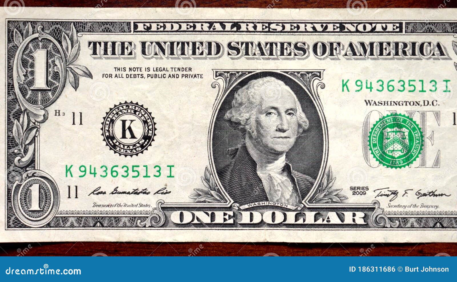 Currency Scan Top USD 1 Front Stock Footage - Video of note, money ...