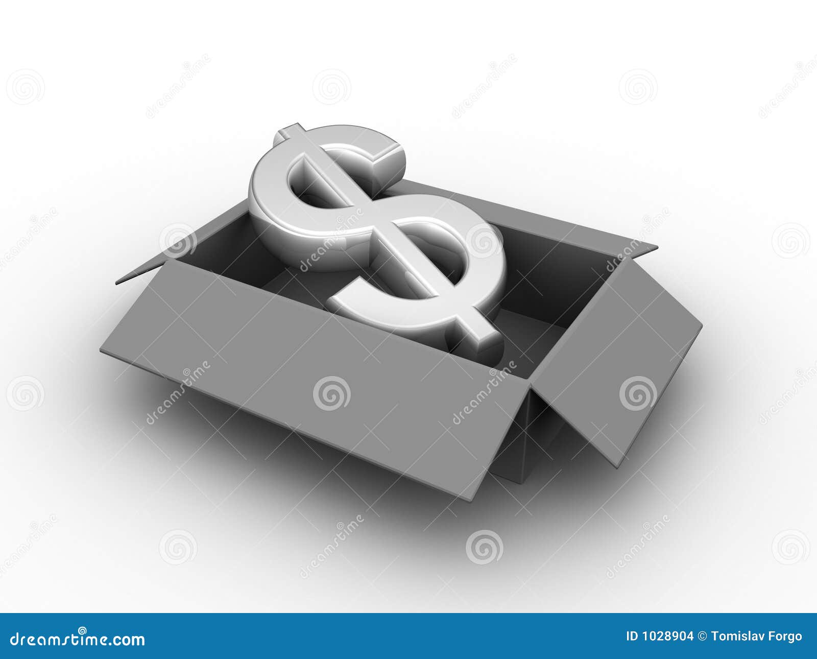 Currency sign in box stock illustration. Illustration of money - 1028904