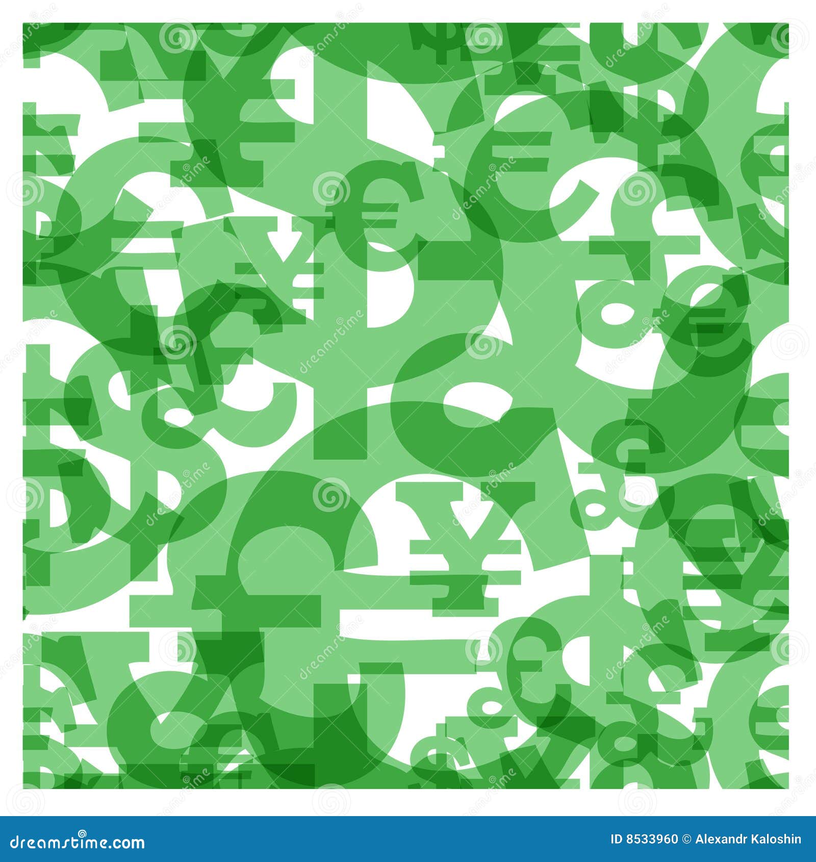 Currency sign seamless stock vector. Illustration of background - 8533960