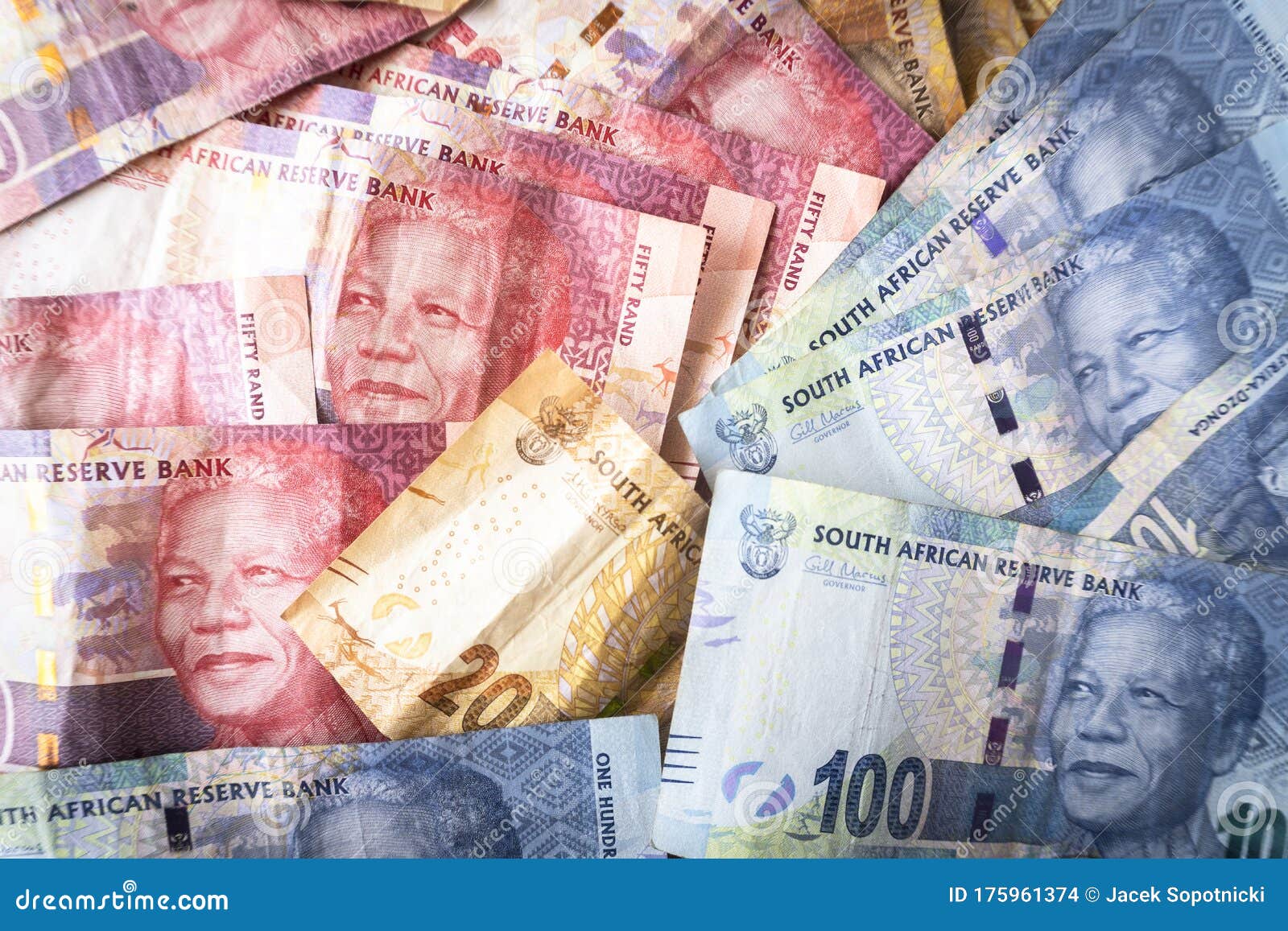 Currency Of South African Called Rand Editorial Stock Image Image Of