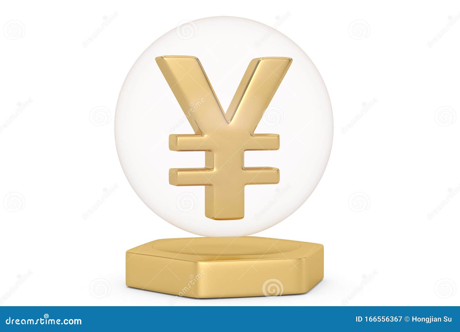 Currency Symbol with Hexagon Shape Isolated on White Background Stock ...