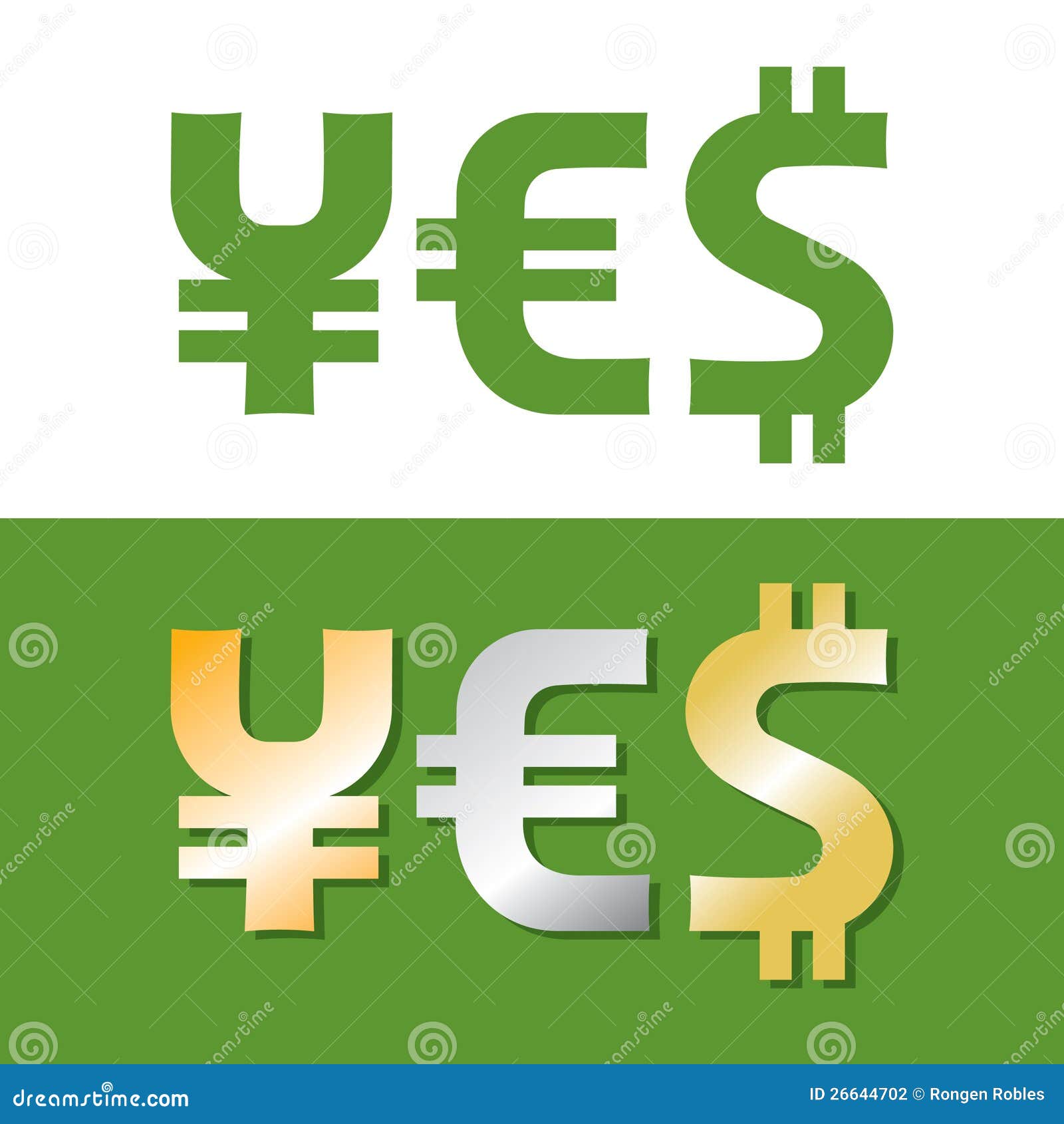Currency symbols stock illustration. Illustration of forex - 26644702