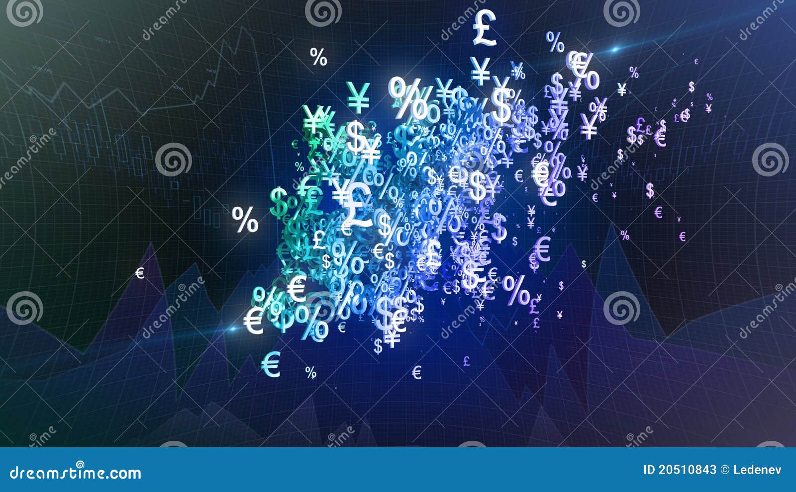 Currency Symbols Background Stock Illustration - Illustration of design ...