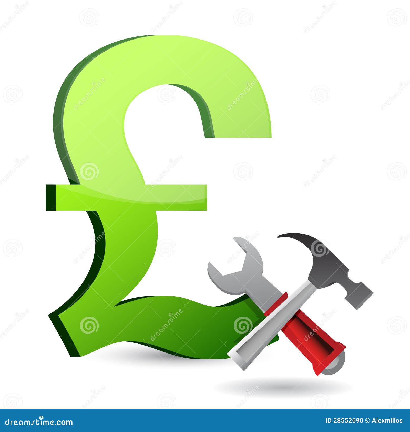 Currency tools symbol stock illustration. Illustration of business ...