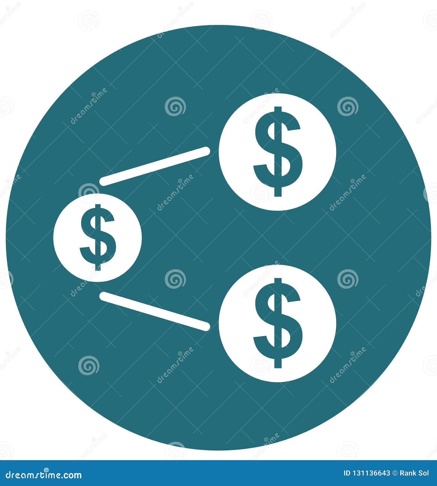 Currency Value Isolated Vector Icon that Can Be Easily Modified or ...