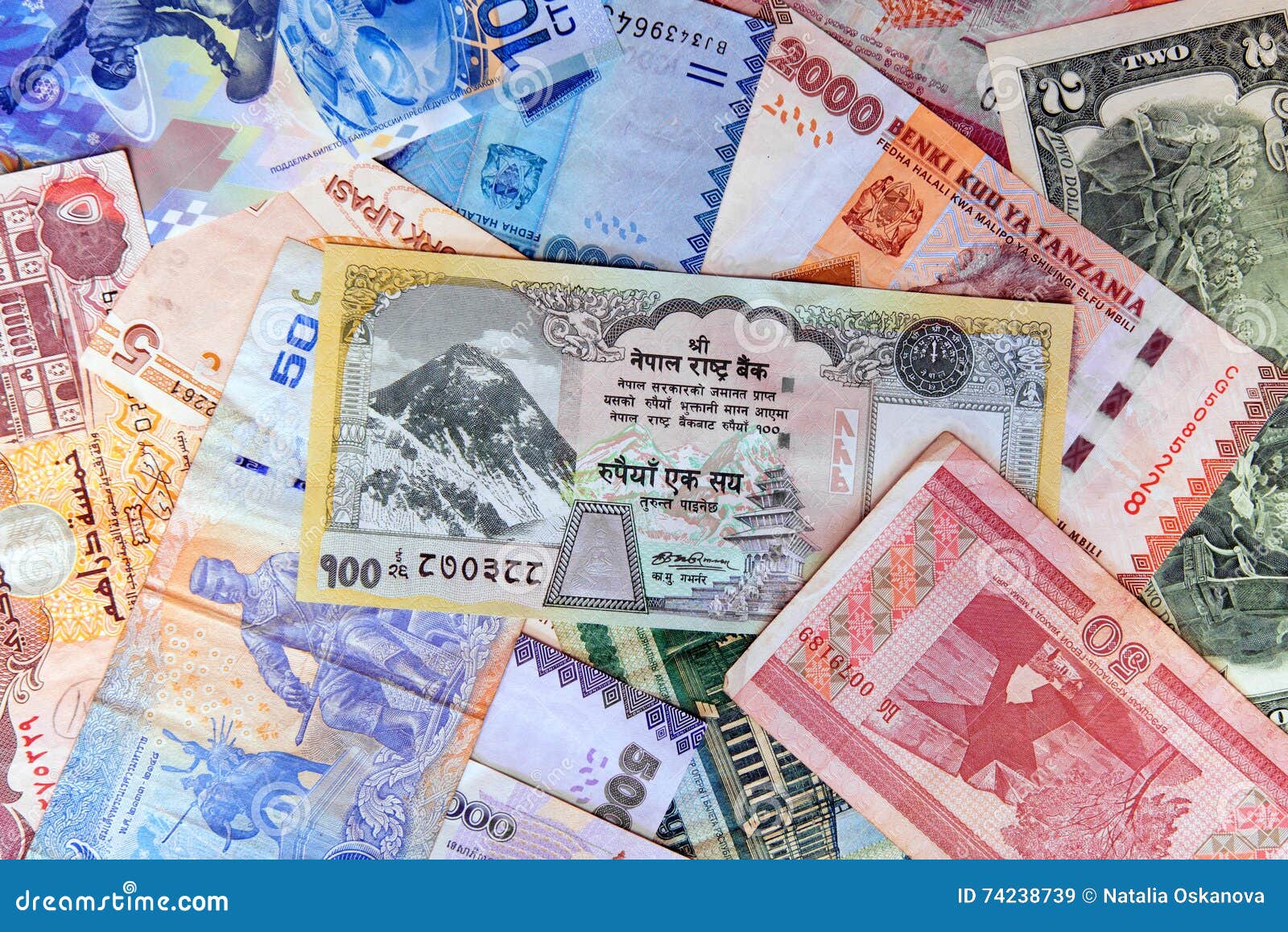 Currency of Various Countries Stock Image - Image of indian, dollar ...