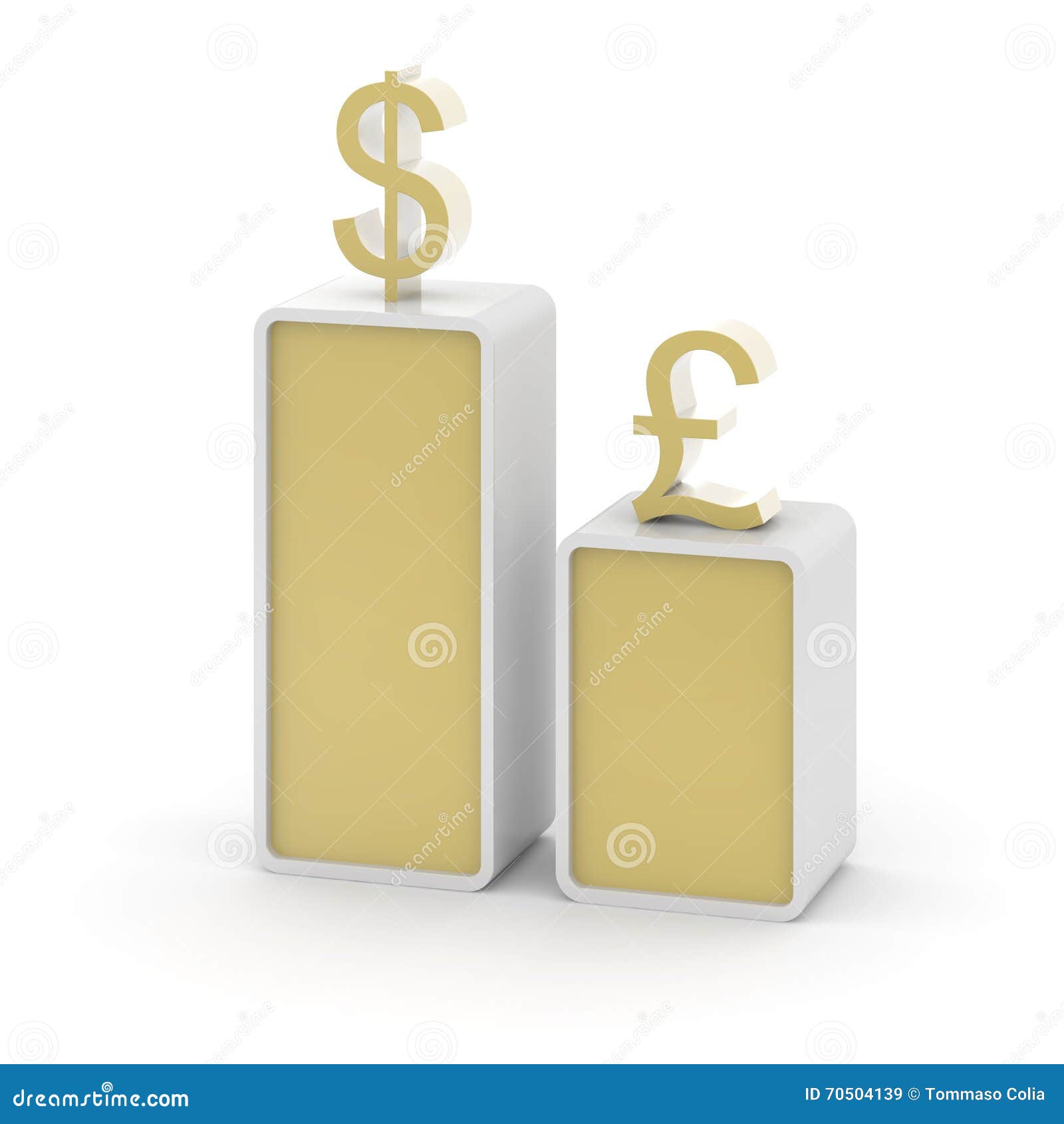 Currency War Conceptual Illustration Stock Illustration - Illustration ...