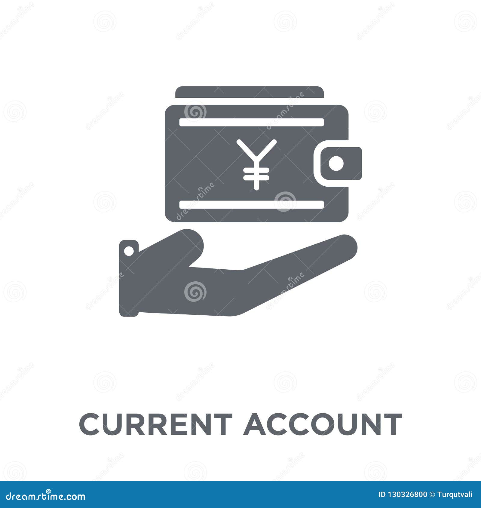 Ca Current Account Concept With Big Word Or Text And Team People With ...