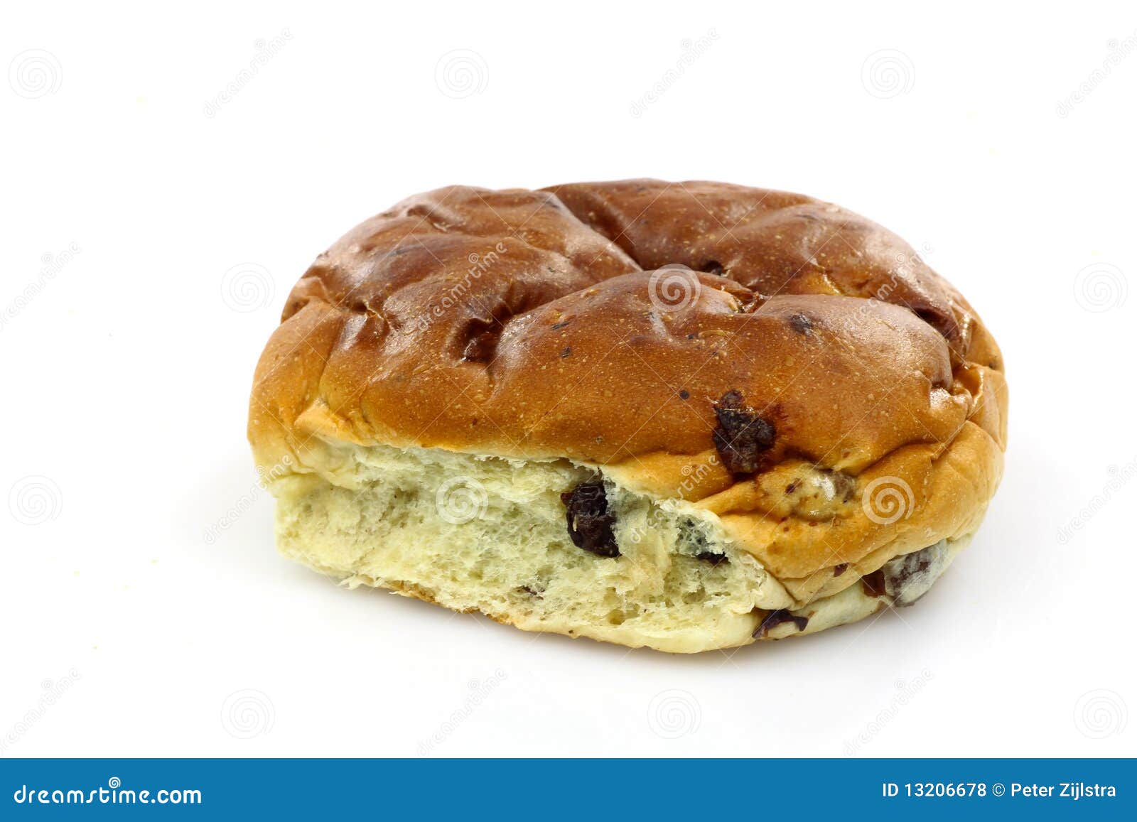 Current bun stock photo. Image of baked, raisins, food - 13206678