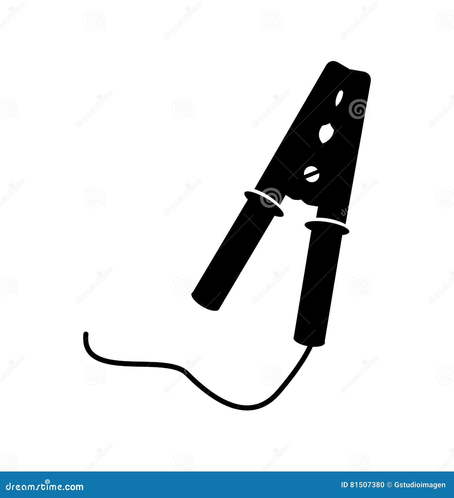 Current Cable Clamps Icon Vector Illustration | CartoonDealer.com #81510244