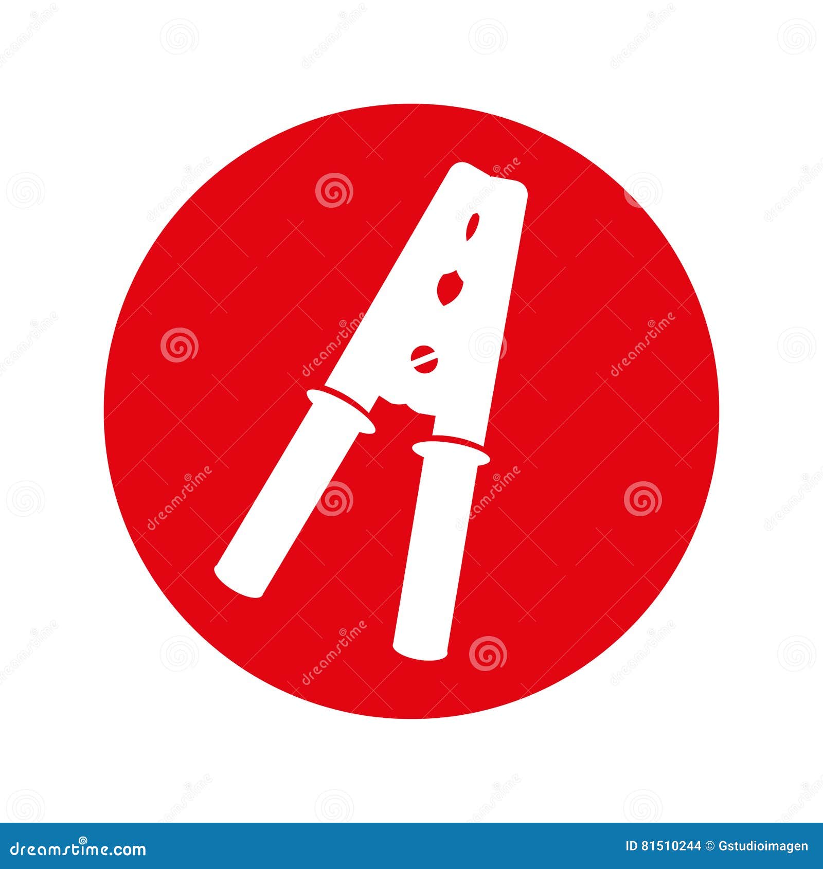 Current Cable Clamps Icon Vector Illustration | CartoonDealer.com #81510244