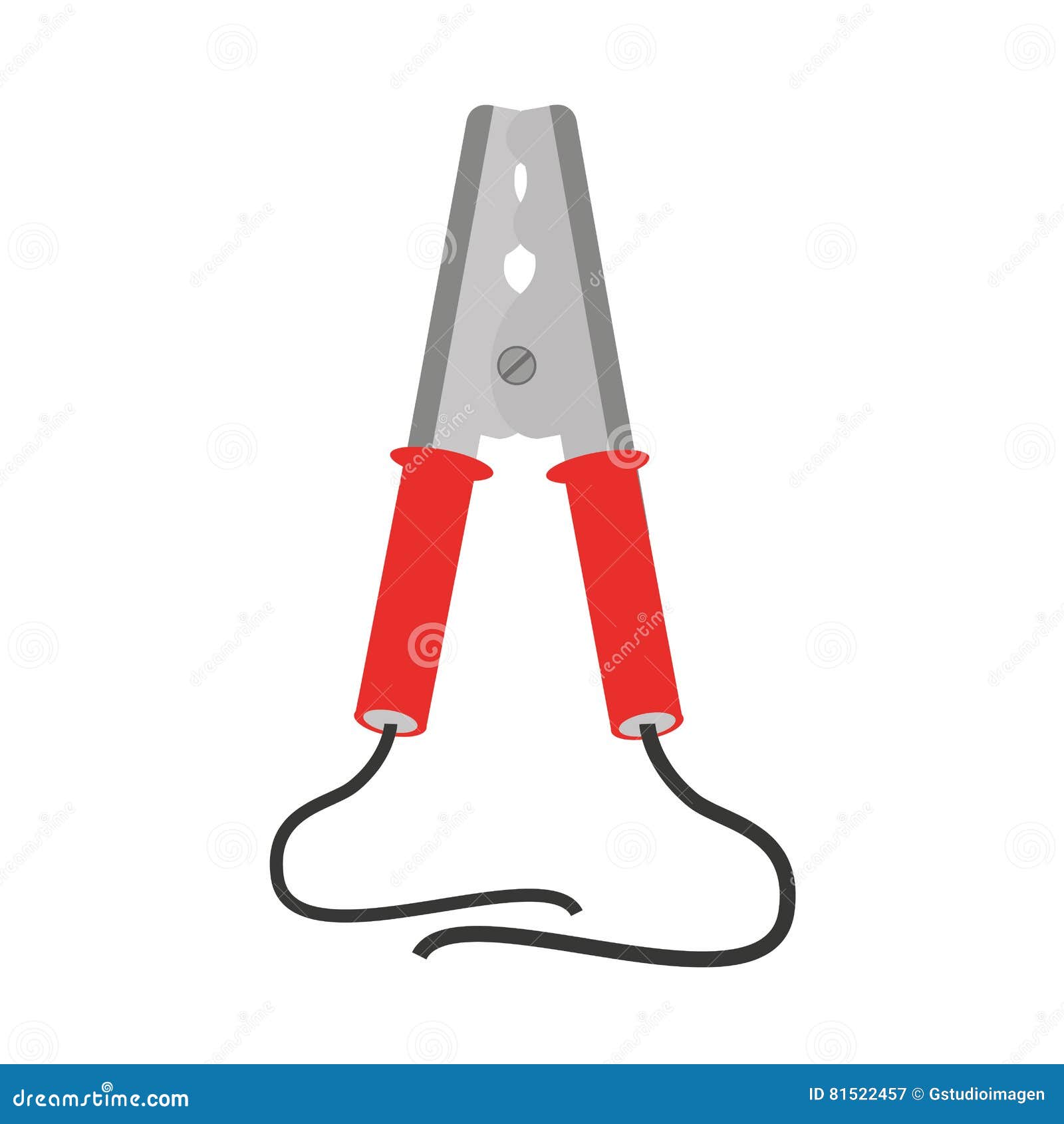 Current Cable Clamps Icon Vector Illustration | CartoonDealer.com #81510244