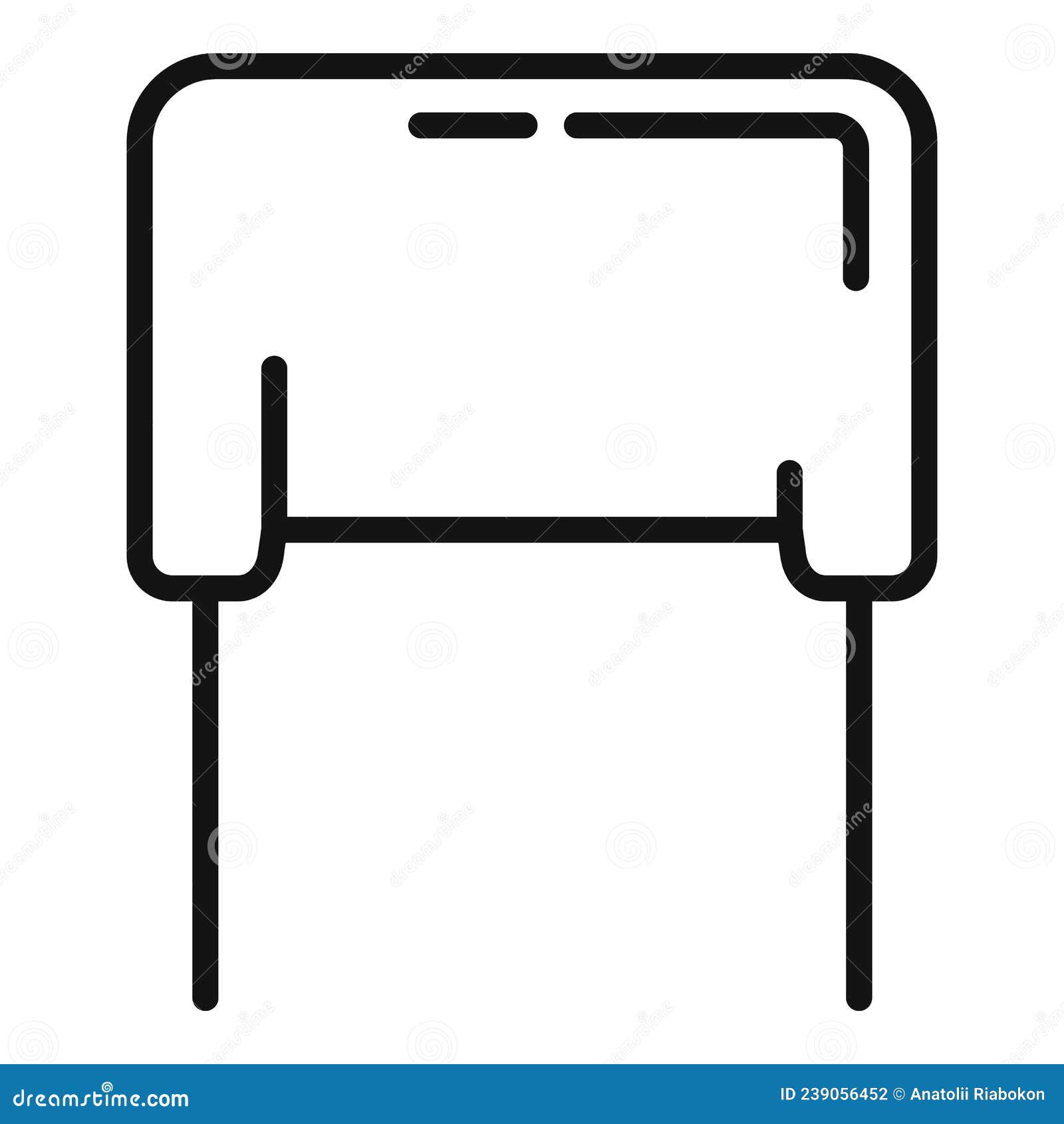 Resistor. Anode And Cathode. Electronic Symbol Of Illustration Of Basic ... Resistor. Anode And Cathode. Electronic Symbol Of Illustration Of Basic ...