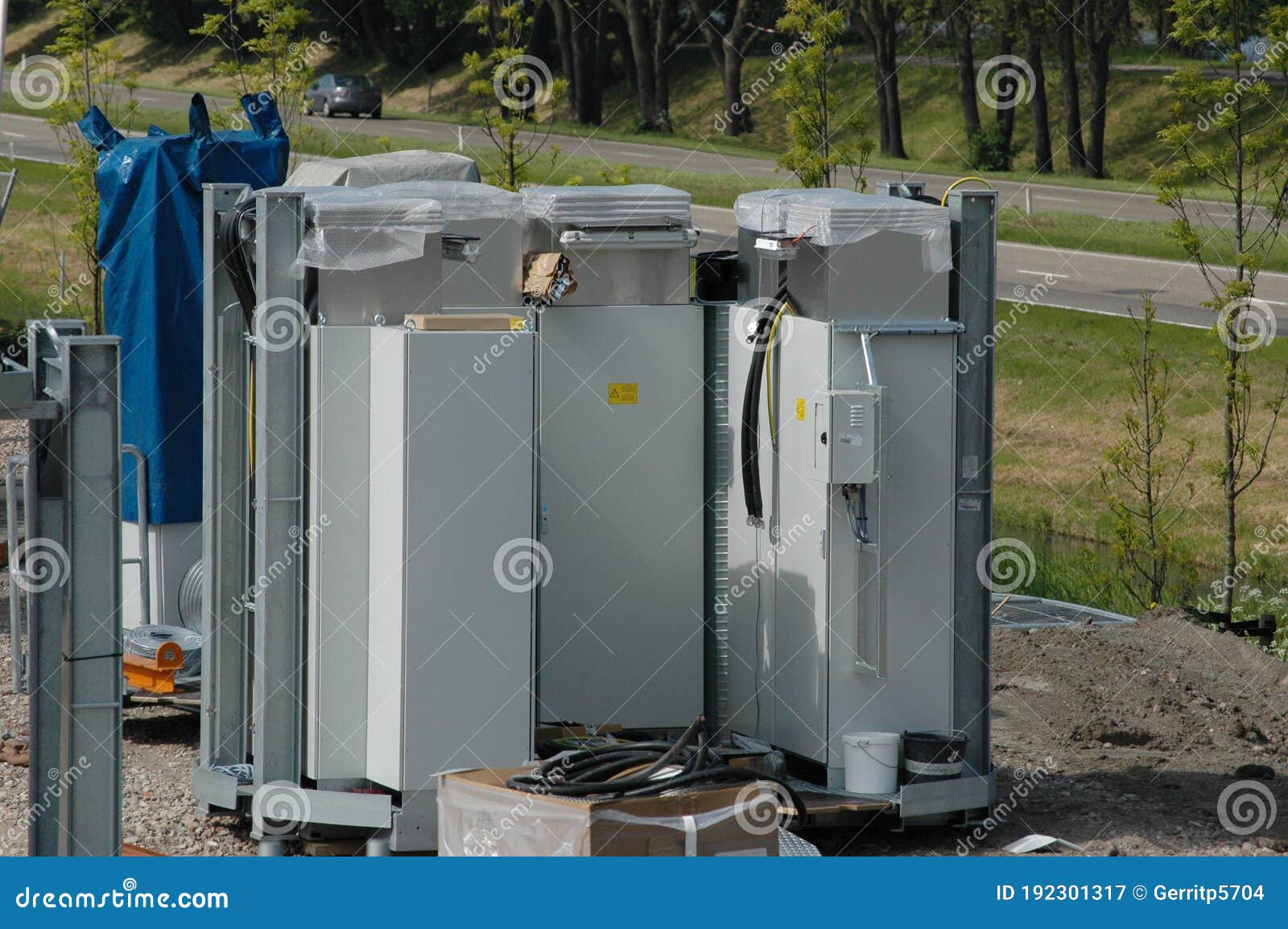 Current Converter with Control and Safety Cabinets for the Installation ...