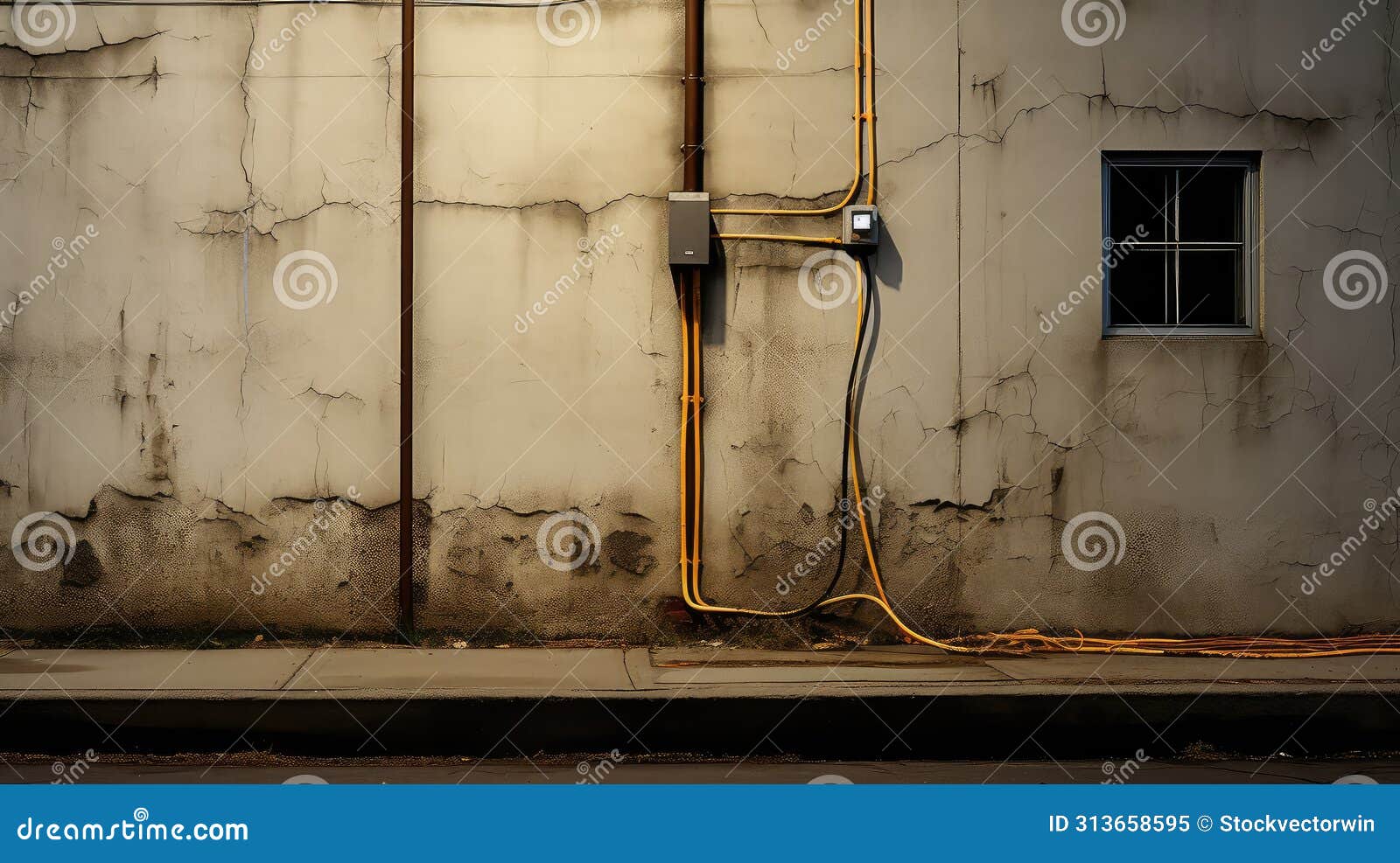 Current electric cable stock illustration. Illustration of conduit ...