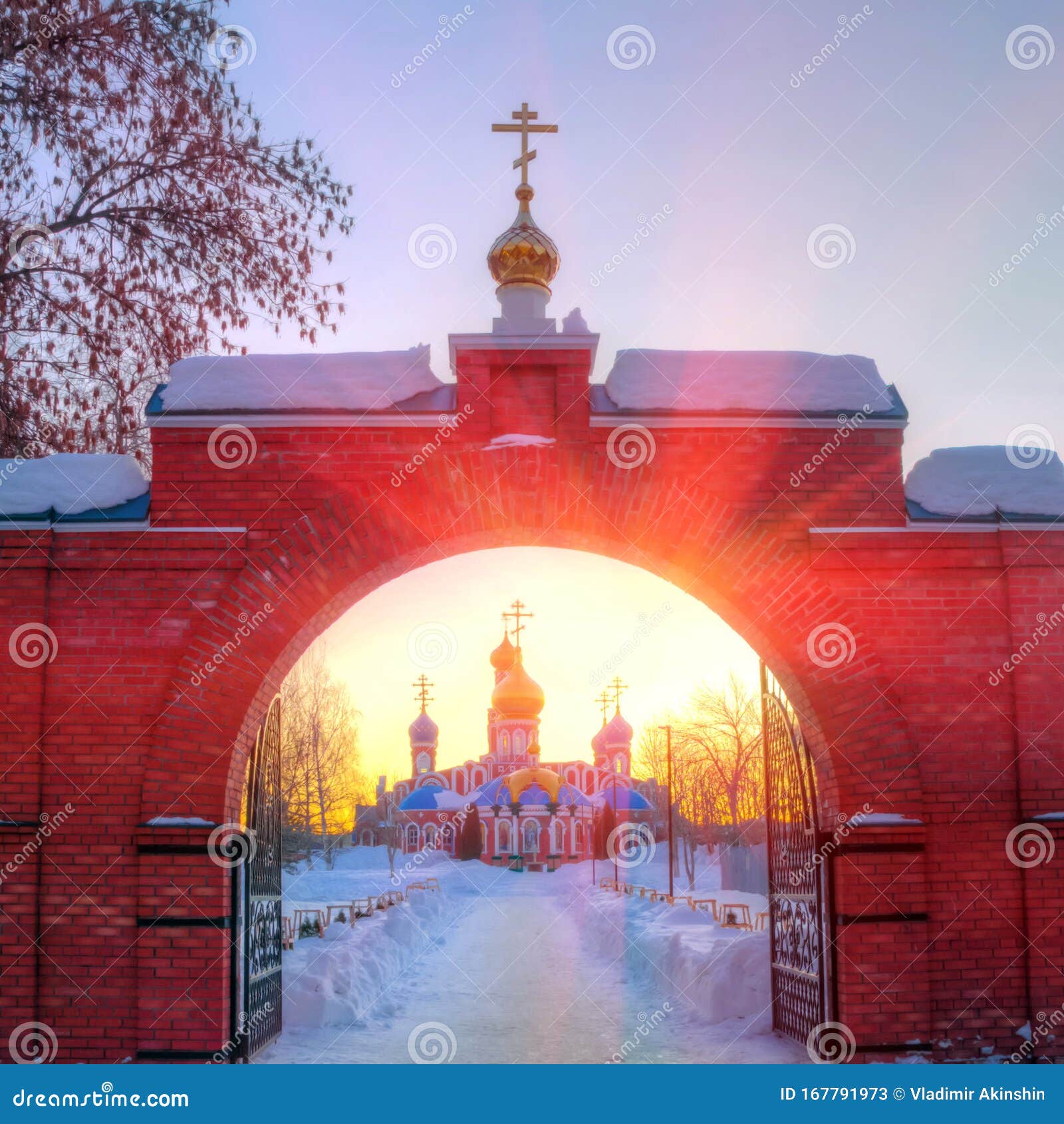 The Current Holy Resurrection Monastery Stock Image - Image of ...