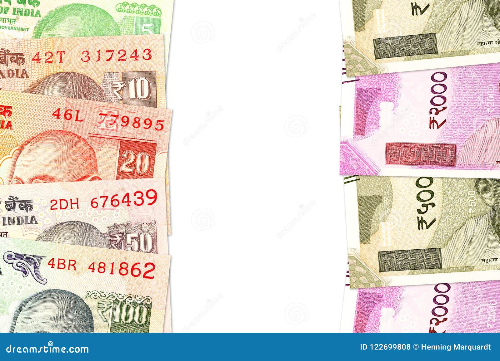 Current Indian Rupee Bank Notes 2018 Stock Photo - Image of money ...