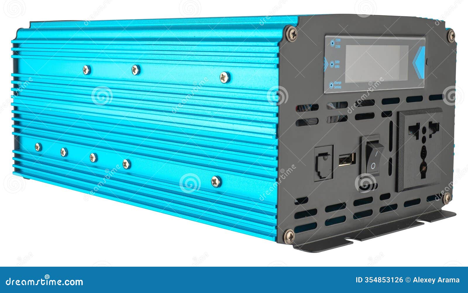 Current Inverter for Off-grid Power Supply on White Background Stock ...