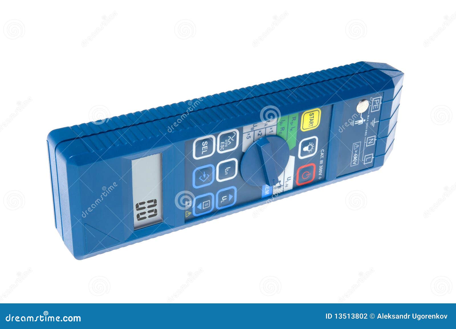 Current Measuring Instrument on White Stock Photo - Image of ...