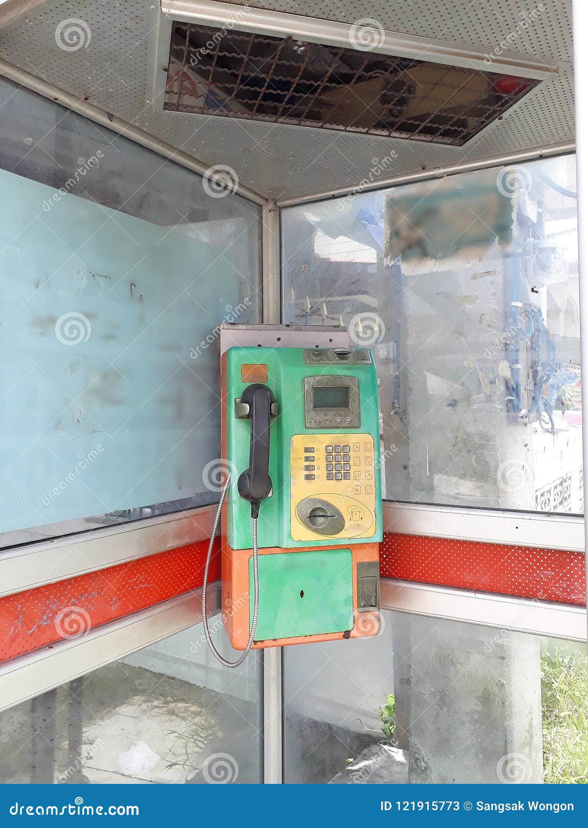 The Current Public Telephone Service Stock Image - Image of design ...