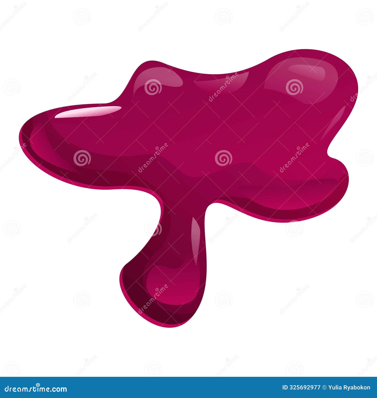 Current Red Syrup Dripping Down Wall Stock Illustration - Illustration ...