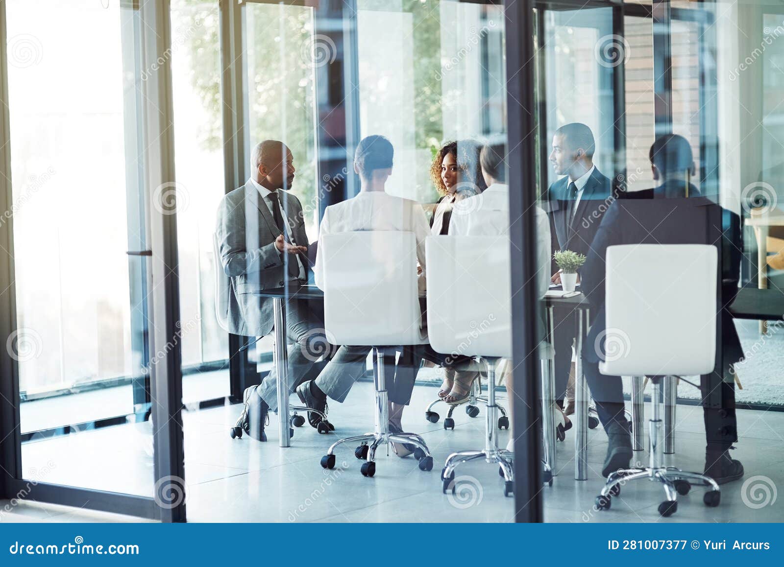 This is the Current State of Operations. a Team of Professionals Having ...