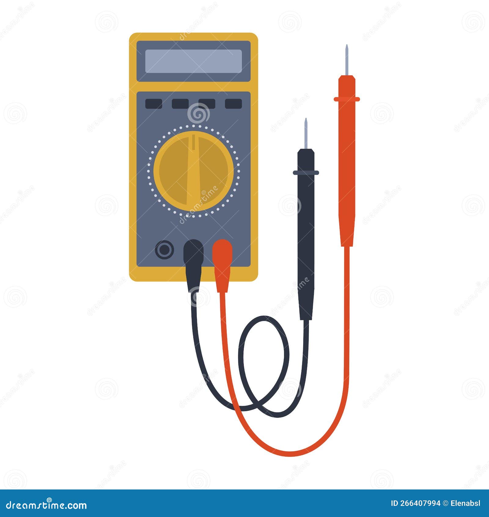 Current Tester Isolated Work Tool Stock Vector - Illustration of ...