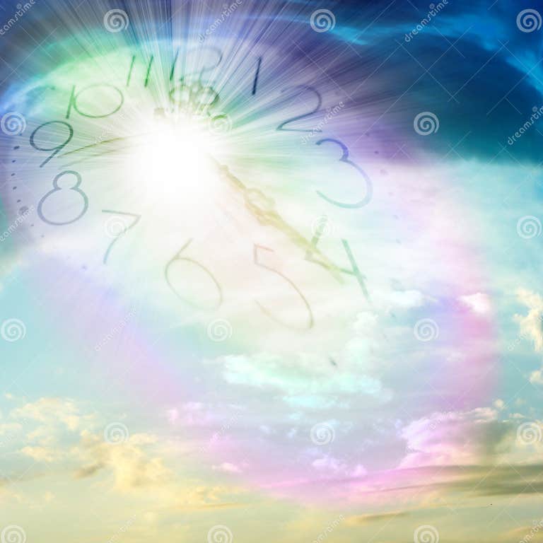 Current time stock illustration. Illustration of pattern - 9899277