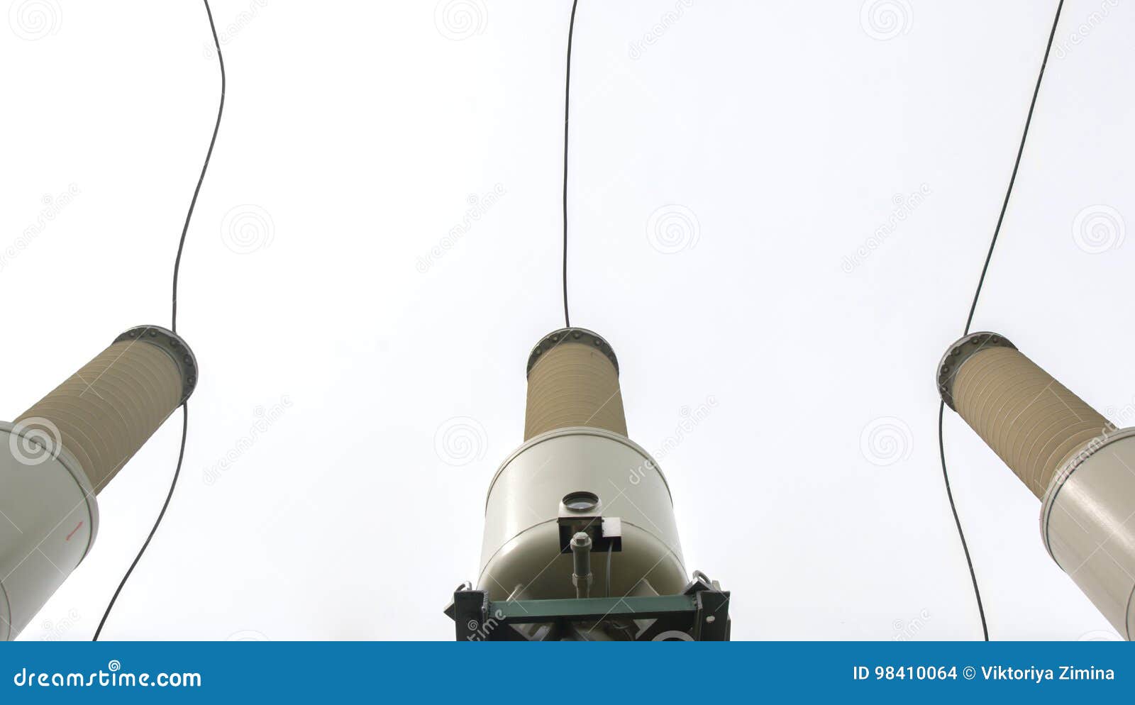 Current Transformer 110 KV High Voltage Substation Stock Photo - Image ...