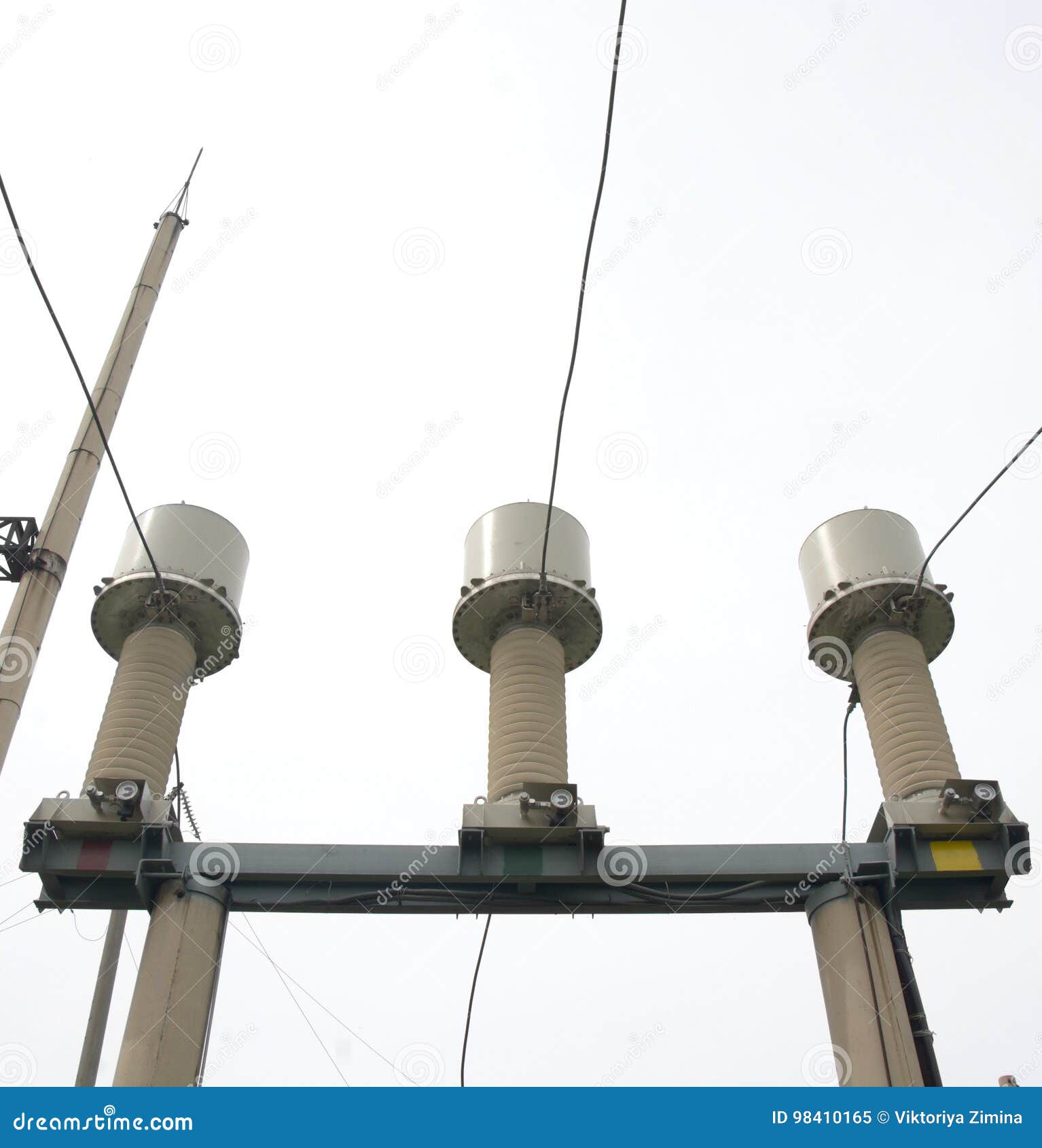 Current Transformer 110 KV High Voltage Substation Stock Image - Image ...