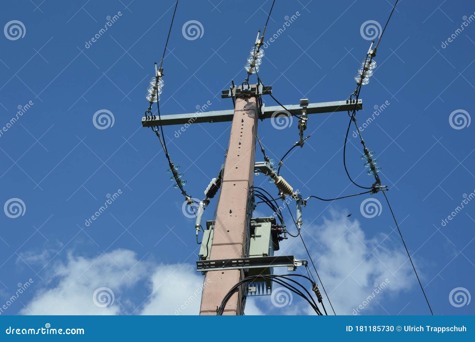 Current Transformer 110 KV High Voltage Substation Stock Photography ...
