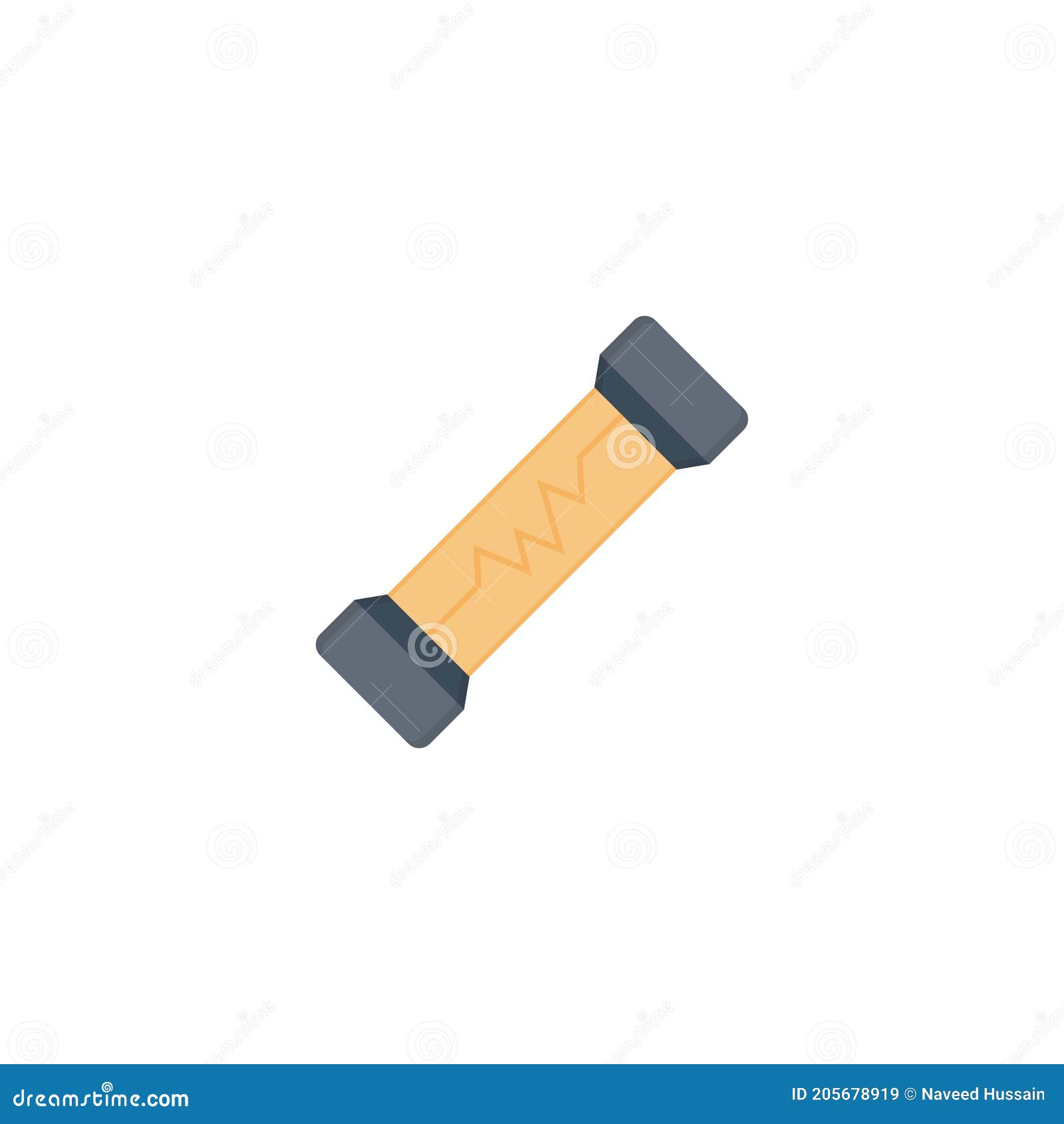 Current Vector Flat Colour Icon Stock Vector - Illustration of color ...