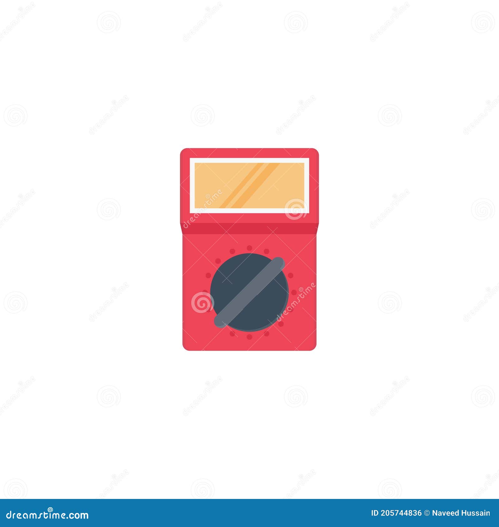 Current Vector Flat Colour Icon Stock Vector - Illustration of measure ...