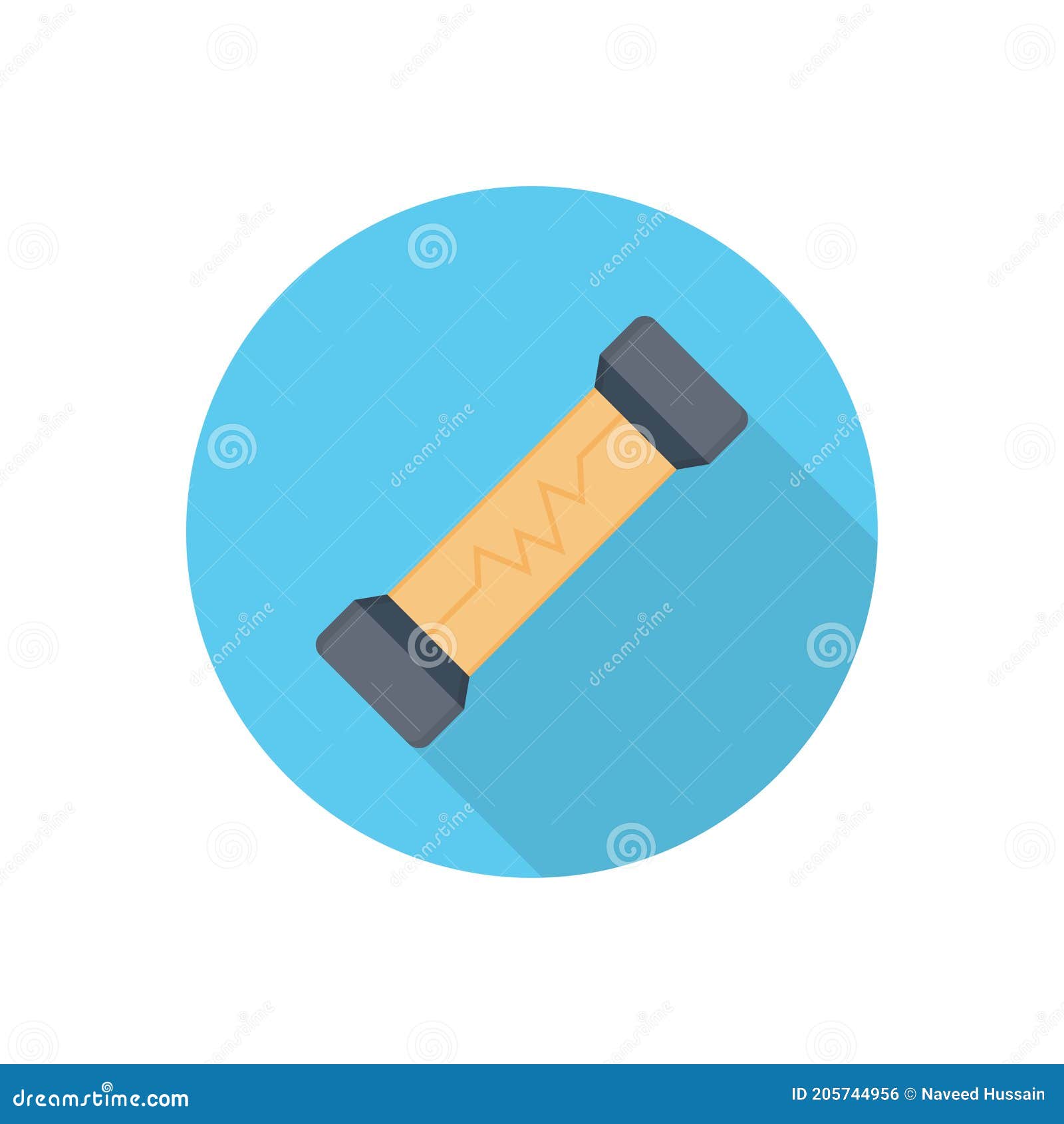 Current Vector Flat Colour Icon Stock Vector - Illustration of graphic ...