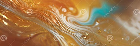 Current Waves of Caramel Gradient. Pearl Gradient Stock Illustration ...
