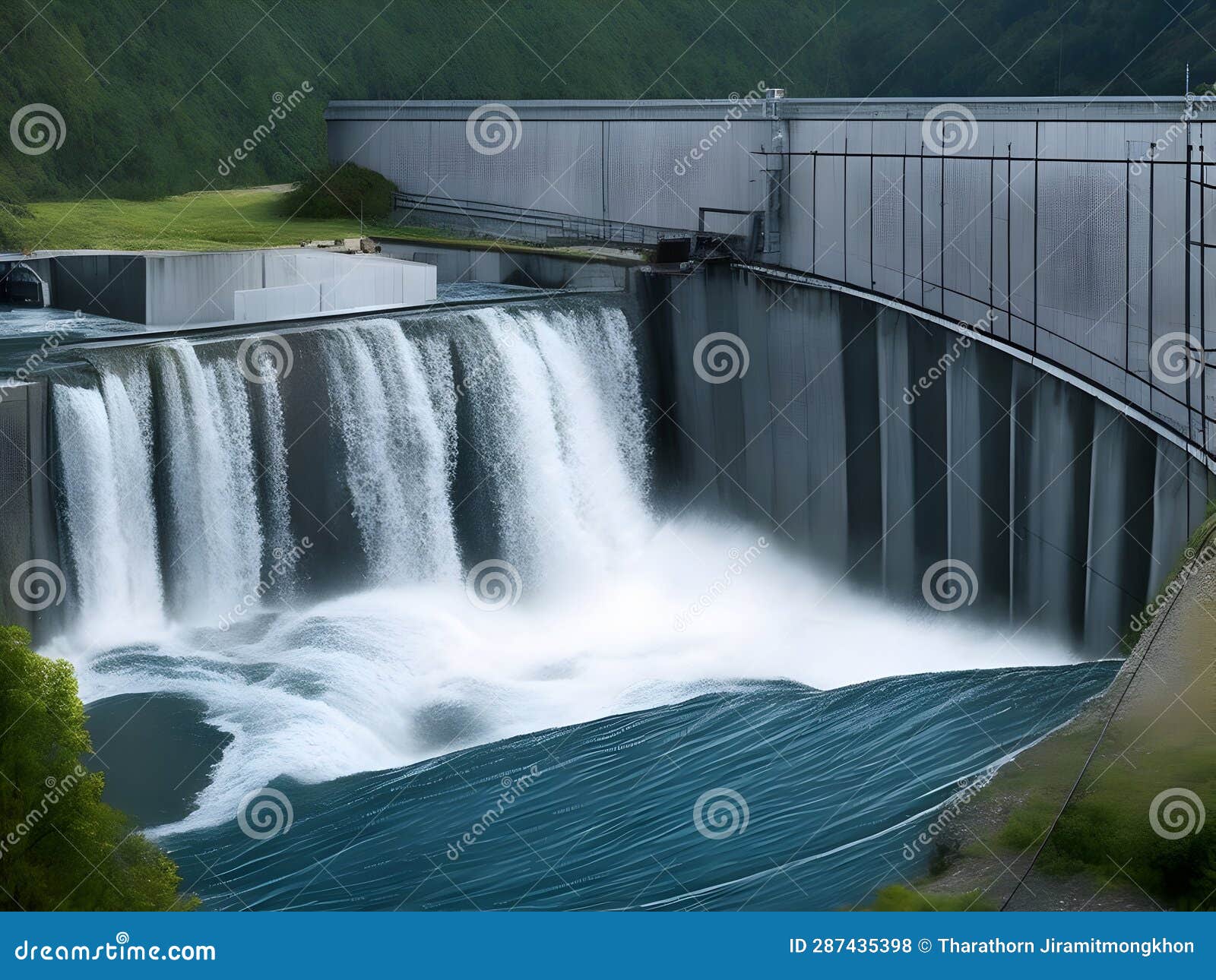 Currents of Energy: the Majesty of Dam Electrical Generation Stock ...