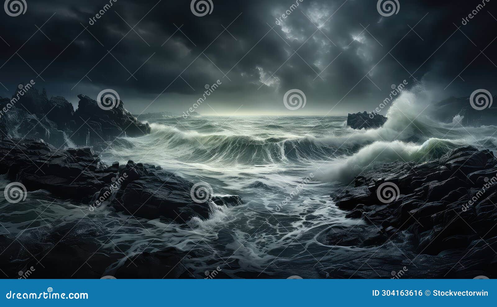 Currents Surface Ocean Background Stock Illustration - Illustration of ...