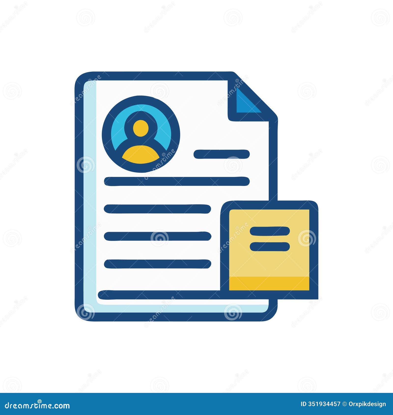 Curriculum Icon For Learning Cartoon Vector | CartoonDealer.com #351934457