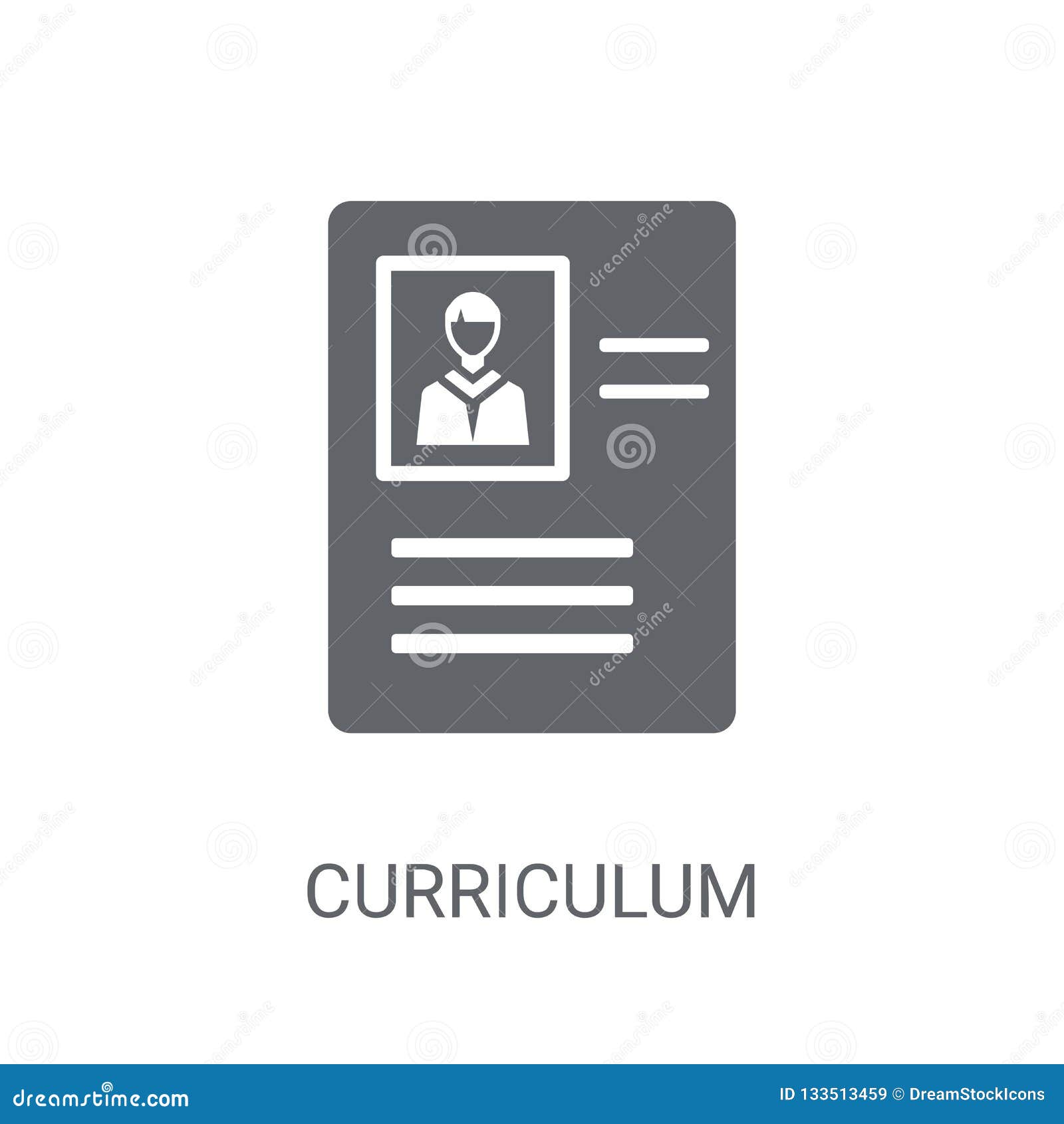 Curriculum Icon Action Plan Schedule Flat Vector | CartoonDealer.com ...