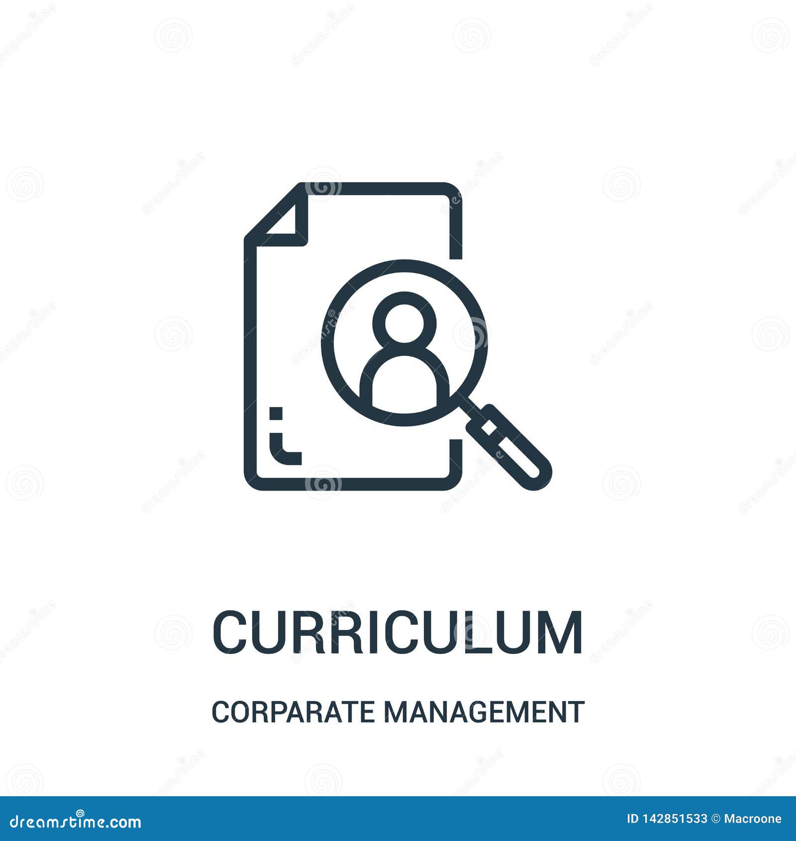 Curriculum Icon Action Plan Schedule Flat Vector | CartoonDealer.com ...