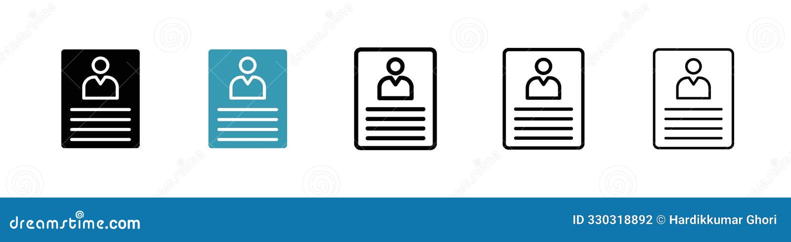 Curriculum Icon On White Background. Flat Style. Curriculum Icon For ...