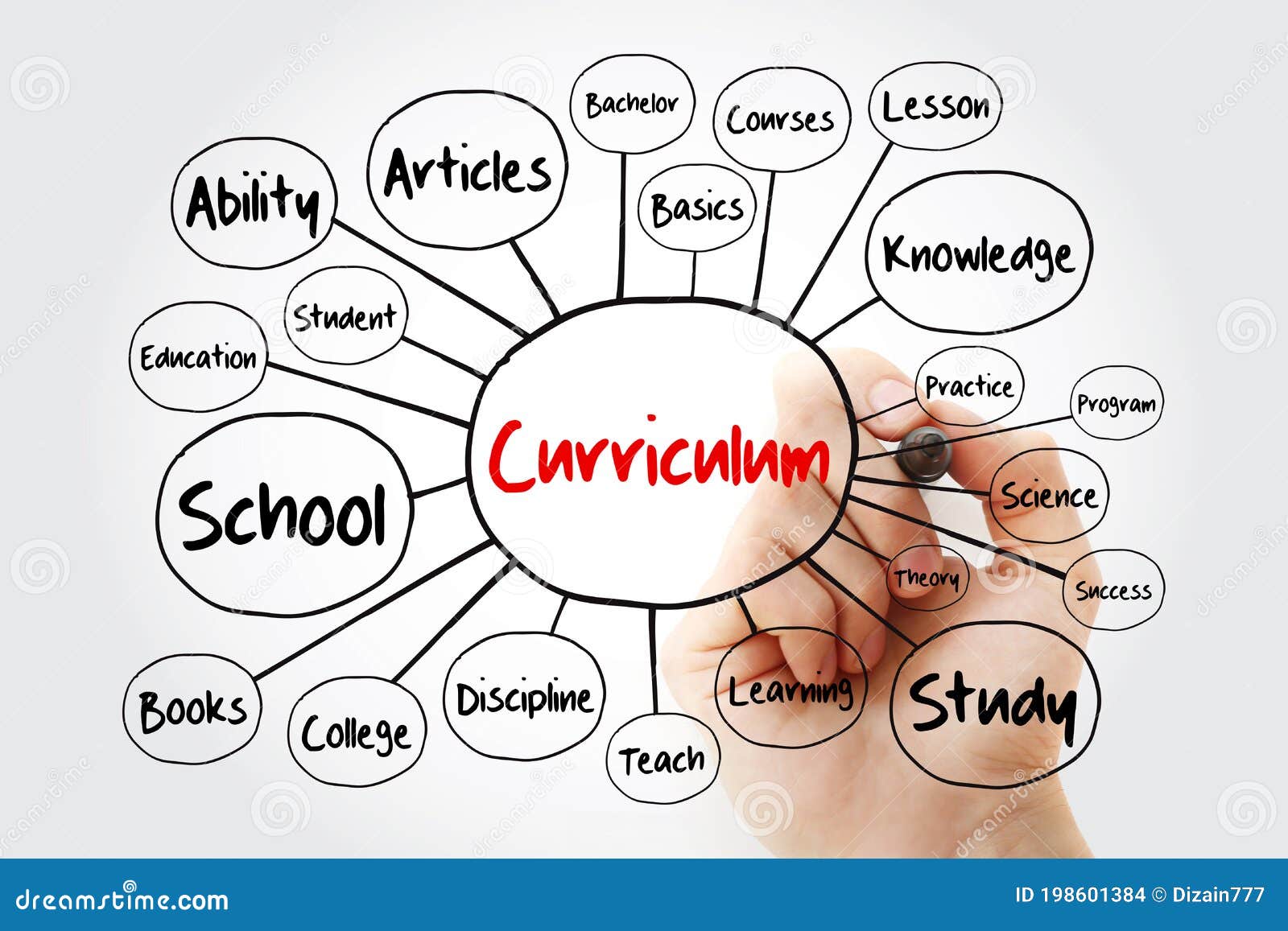 Curriculum Mind Map Flowchart with Marker, Education Concept for ... Curriculum Mind Map Flowchart with Marker, Education Concept for ...