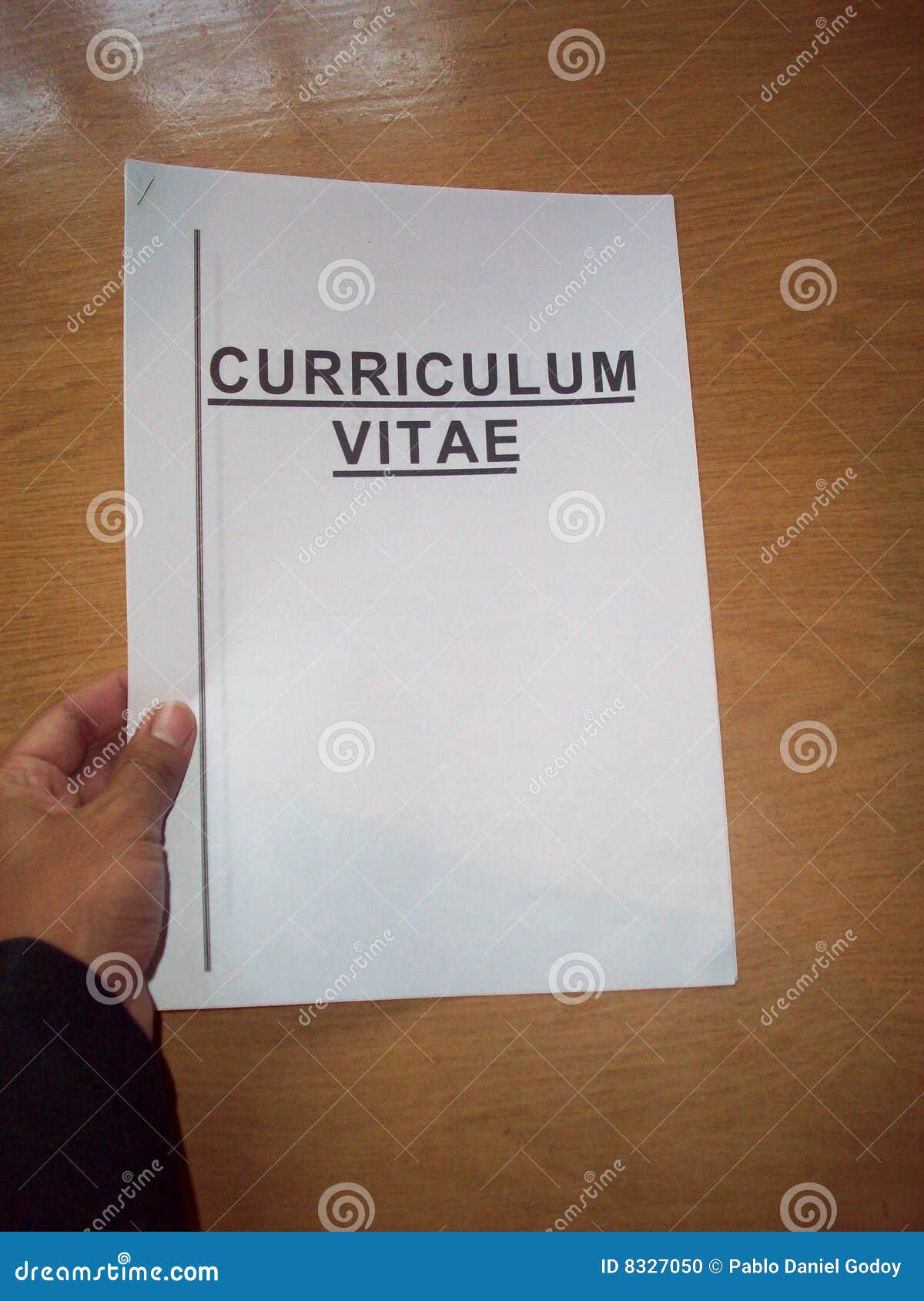 Curriculum vitae stock photo. Image of interview, formal - 8327050