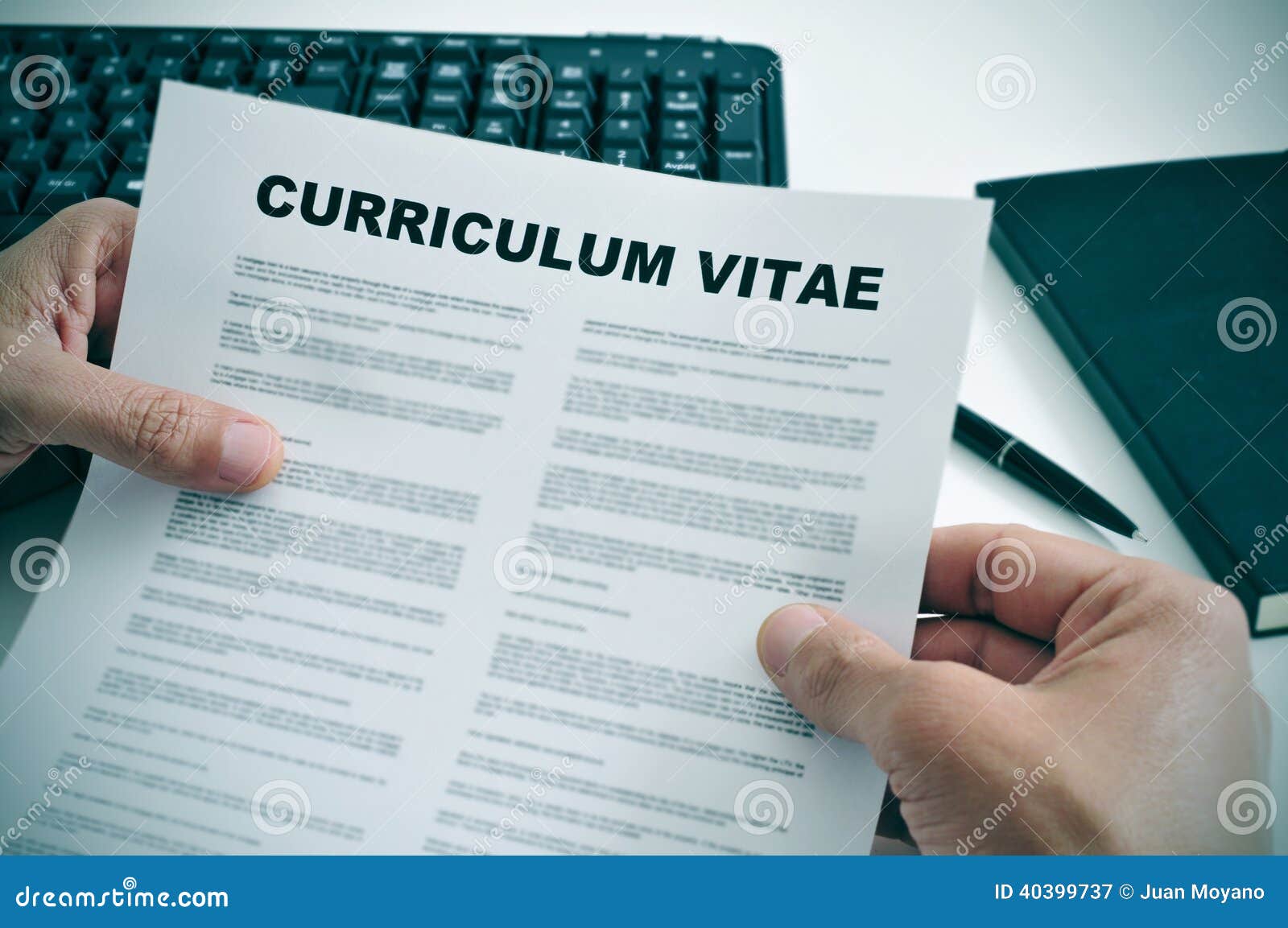 CV - Curriculum Vitae (Job Interview Concept With Business CV Re Stock ...